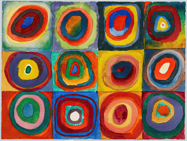 Kandinsky's Circles – Pigment Plus Canvas