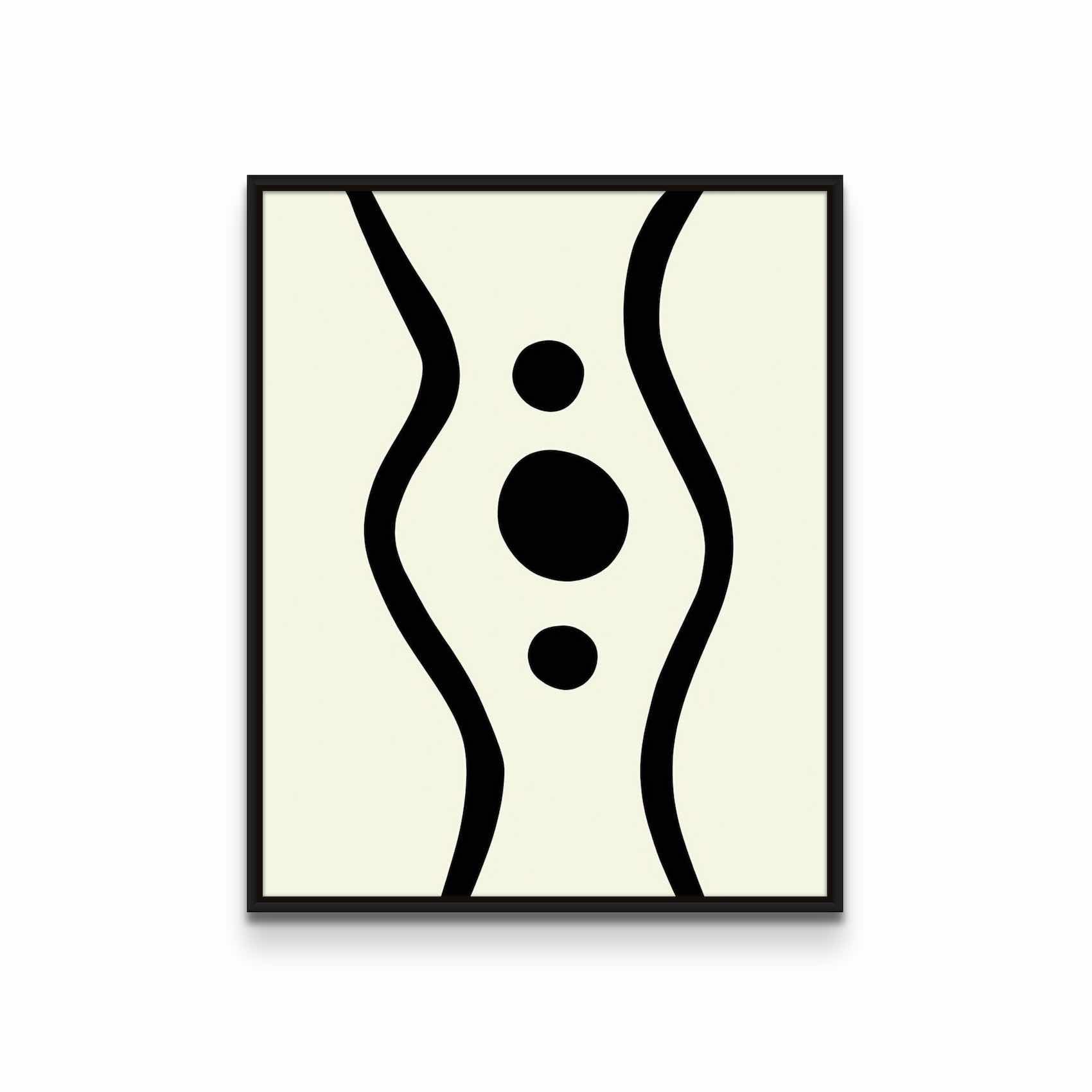 Line and Circle #2 – Pigment Plus Canvas