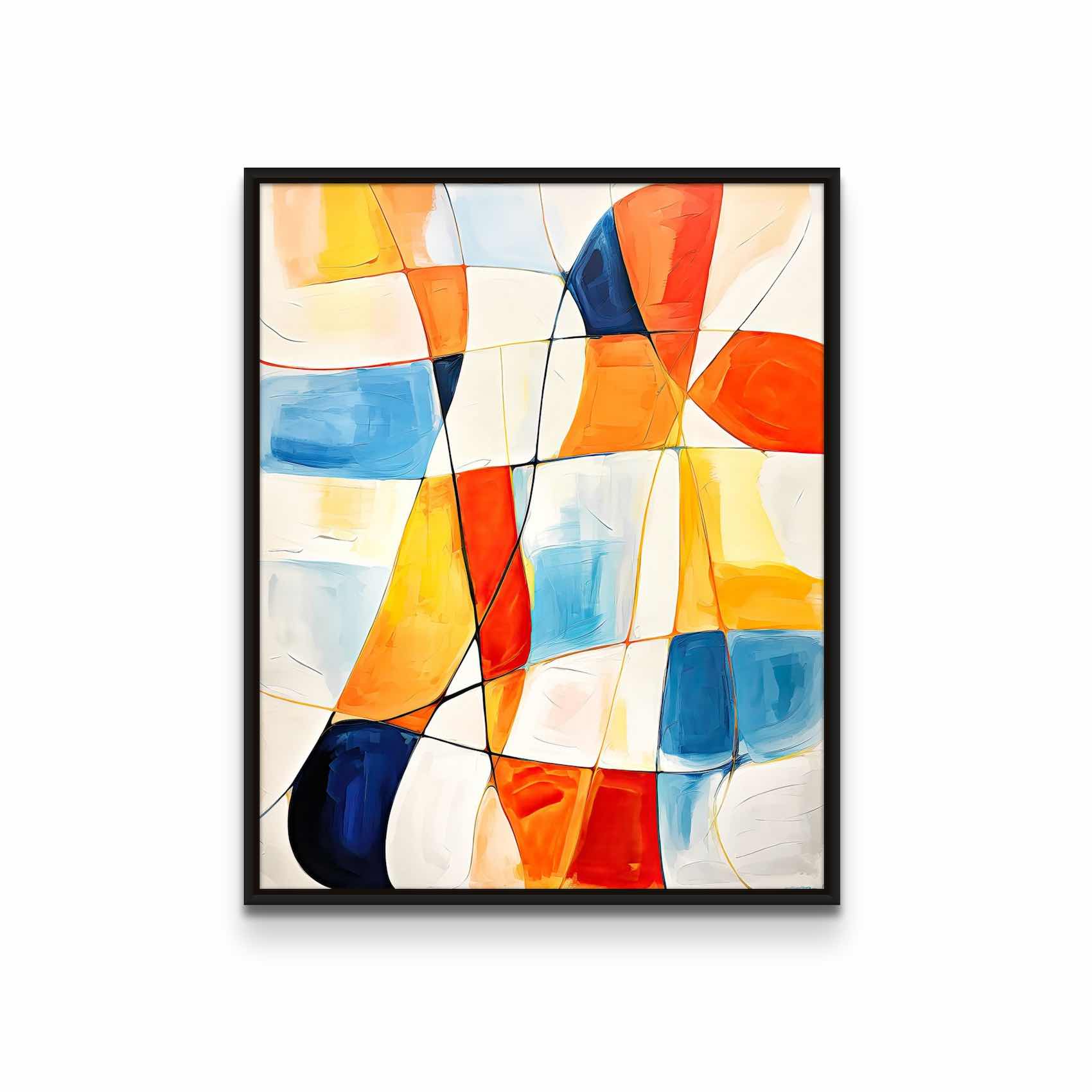 Orange Study – Pigment Plus Canvas